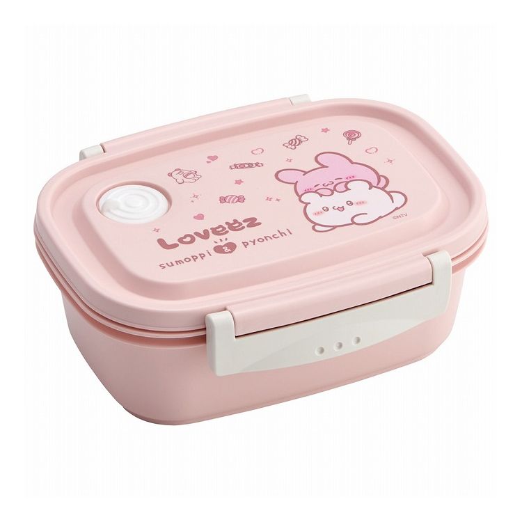 ※こちらはらぶいーずの絵柄の商品ページになります。【商品詳細】軽くて使いやすいシンプルな1段ランチボックス。お弁当を詰めてそのまま冷凍OK！フタをしたまま電子レンジ加熱OK！汁漏れしにくいパッキン付きフタ。詰めやすい仕切り板付き。シンプル設...