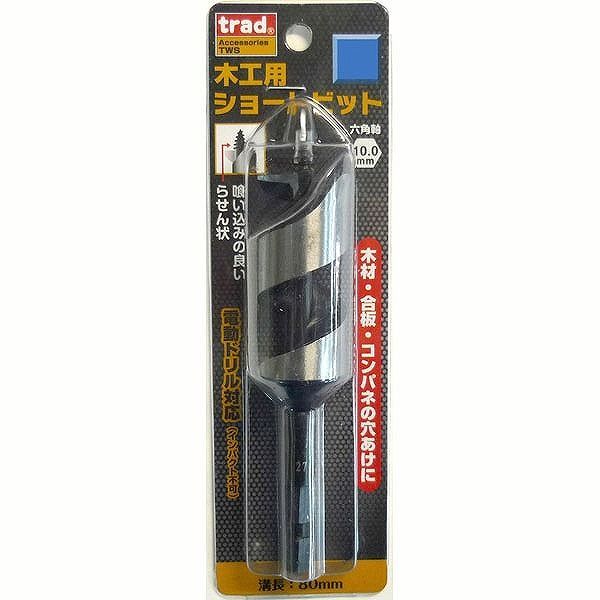 【商品詳細】刃先は喰いこみの良いらせん状。木材、合板、コンパネの穴あけに◇注意：画像はサイズ違いのものになります【送料について】北海道、沖縄、離島は送料を頂きます。