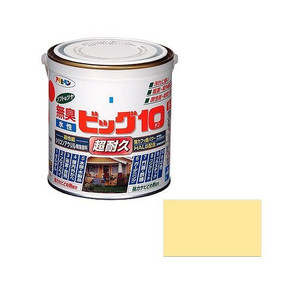 【商品詳細】特殊フッ素樹脂、反応硬化型シリコン変性アクリル樹脂、紫外線防止材(HALS)の相乗効果により、汚れにくく、耐久性に優れた高性能塗料　サビドメ剤・防カビ剤を配合していますので、長期間サビやカビの発生を防ぎます。　いやな臭いのしない...