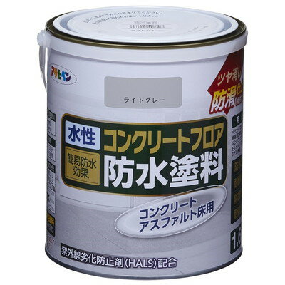 【商品説明】●下地への密着がよく、ケイ砂の配合により耐摩耗性・防塵性に優れ、防滑効果があります。●特殊架橋システム及びHALS（紫外線劣化防止剤）により、耐水性・耐汚染性・耐候性に優れています。●簡易防水効果があります。●安全で、取扱いが簡...