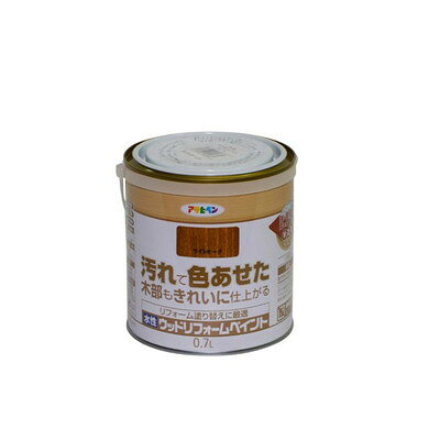 【商品説明】●水性で塗りやすく、低臭タイプの木部保護塗料。●1回塗りで隠ぺい性が高いので、汚れて色あせた木部もきれいに仕上がり、リフォーム塗り替えに最適。●紫外線吸収剤、防かび剤、はっ水剤、防藻剤、防腐剤配合で木部を劣化から守ります。【用途...