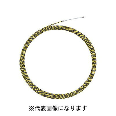 【商品説明】●カーブやコーナーの多い配線作業でスピードアップ。●細いラインと太いラインをより合わせる画期的な構造で摩擦抵抗は1/3。●ガイドワイヤー付リードヘッドで曲線もラクラク。●長さ：50m●線径：φ6.2mm●破断荷重：7.4kN(7...