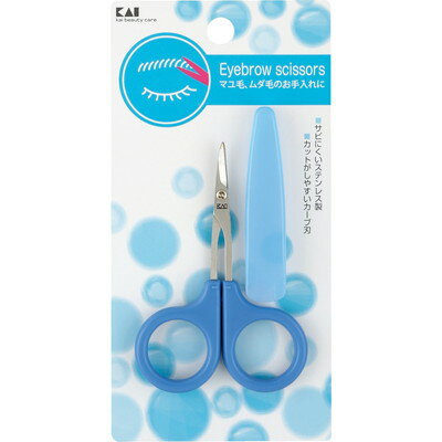 【商品説明】●マユ毛、ムダ毛のお手入れに。●さびにくいステンレス製、カットがしやすい先カーブ付きです。●保管や携帯に便利なキャップ付き。●パッケージサイズ：140×72×10mm●重量：16g※メーカーの都合によりパッケージ、内容等が変更さ...