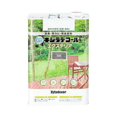 【商品説明】●木材保護塗料のトップブランド「キシラデコール」の水性タイプ●木材の内部に浸透し、内部から防腐・防カビ・防虫効果を発揮します。●水性だから臭いが少なく作業性抜群。用具の後始末も水でできるから取り扱いが簡単です。●油性キシラデコー...
