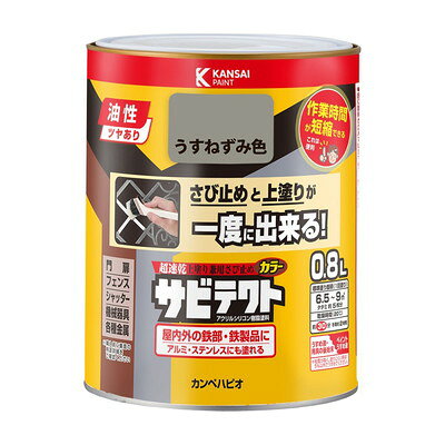 【商品説明】●特殊防サビ剤配合だから強力な防サビ効果をするのでサビ止めの塗装が不要です。●サビ止めと上塗りが同時にできるので作業時間が大幅に短縮できます。●高耐久アクリル・シリコン樹脂配合だから紫外線・排ガス・雪・酸性雨など外敵から建物を守...