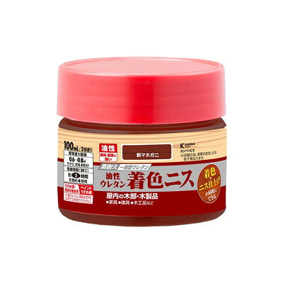 【商品説明】●木目を生かした着色と美しいツヤの二ス仕上げが同時にできます。●高耐久ウレタン樹脂配合だから磨耗や衝撃に強く、耐久性に優れ、長期間木部を守ります。●磨耗や衝撃に強い油性タイプ【用途】家具・建具・木工品など屋内の木部・木製品。【塗...