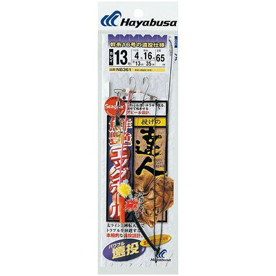 【商品説明】●太ラインと回転天秤でトラブルを回避する本格的な遠投設計●全長：60cm●鈎：15●ハリス：5●幹糸：16●※画像はイメージです。※メーカーの都合によりパッケージ、内容等が変更される場合がございます。当店はメーカーコード（JAN...