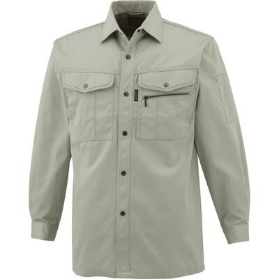 【商品説明】●ソフトツイルの制電素材を使用。●作業服使用率No1の人気商品。●付属はYKKファスナー、YKKスナップを使用し、丈夫でシワになりにくい商品です。●ブルゾンとシャツを取り揃え、幅広い業種に最適です。●ソフトツイルの制電素材を使用...