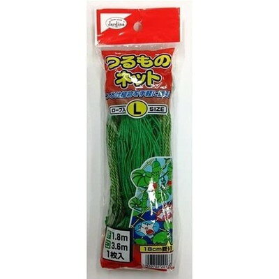 【商品説明】●つる性植物がからみやすい、ひし目のネットです。●サイズ(約)：1．8mX3．6m●人や重量物をささえたり落下防止には使用しないでください。●火気厳禁。燃えやすいので火気の近くでは使用しないでください。●表示された用途以外には使...