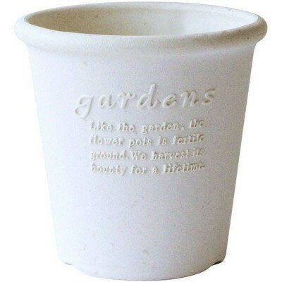 【商品説明】●清々しいホワイトとラスティックなグリーンを添え、シックで斬新且つ、清潔感のあるカラーです。●紙の端材を有効利用し、紙の優しい質感を再現しました。●植物をより際立てる美しいカラーと独特な風合いがポイント。●サイズ(約)：Φ150...