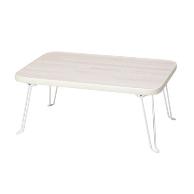 【商品説明】●木目調の天板はお部屋に合わせやすく、脚は天板に合わせたカラーで統一感があります。●脚を広げるとロックがかかります。●裏面も天板と同じ木目柄で収納時も見栄えがよい仕様です。●天板フチカバータイプ。●折りたたみできます。●商品サイ...