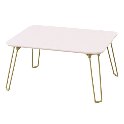 【商品説明】●ニュアンスカラーの天板にゴールド調の脚が目を惹く折りたたみテーブル。●やさしく落ち着いた印象でインテリアになじみやすくお部屋をよりお気に入りの空間に。●光沢が美しい鏡面加工でお手入れしやすい天板。●収納に便利な折りたたみ式。使...