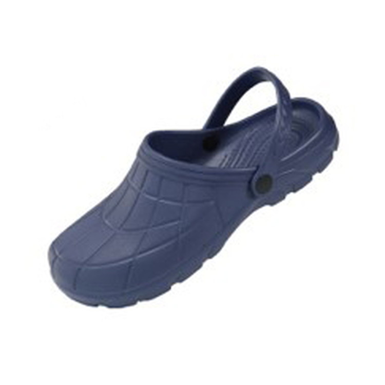 ●靴底にラバー付きでグリップ抜群。本体穴なしでゴミ等の侵入を防ぐ。●足裏にあたる部分がでこぼこ形状で、すきまを作りムレを軽減。●さわやかな履き心地を実現。●EVA素材で軽く、柔らかく履きやすい。●サイズ：M(24.5-25.0)●カラー：ネ...