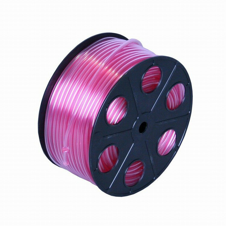 【商品説明】●潤滑油や混合油の簡易配管などにご使用頂けます。【商品詳細】●小型農業機械等の給油用。●内径:3mm。●外径:6mm。●長さ:100m。●色:クリアレッド。●使用温度範囲:0℃〜35℃。●ガソリン・シンナーのご使用は避けてくださ...