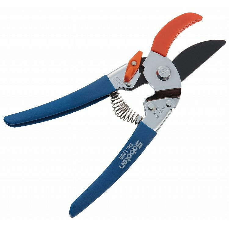 【商品説明】●アンビル型で太枝も楽々剪定。【商品詳細】●フッ素樹脂加工でお手入れ簡単。●切断能力20mm。●単品梱包サイズ:27×9×3(cm)。●刃長:205mm。●商品重量:220g。●刃先が鋭利ですので取扱いに注意してください。お子さ...