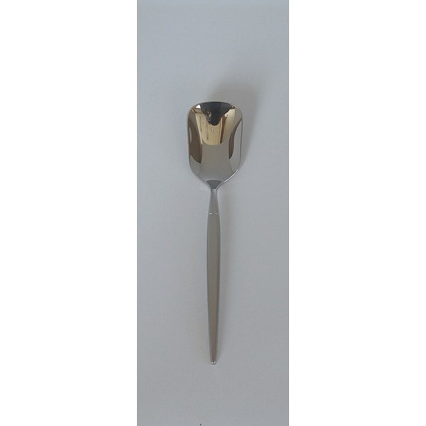 【商品説明】●シャープでスタイリッシュなデザインでありながらもモダンな表情を合わせ持つカトラリーシリーズ。【商品詳細】●シンプルな形状のハンドルは独特な光沢のある｢ブラスト｣仕上になっています。●サイズ(mm):136。●材質:18-10ス...