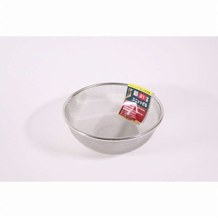 【商品説明】●耐久性と使いやすさが両立、毎日活躍するザル。【商品詳細】●耐久性に優れたステンレス製で、食材の水切りや洗い物に便利です。●サイズ(約):Φ220×H80mm。●材質:18-8ステンレス。●18〜30cm用:線0.5mm/12メ...