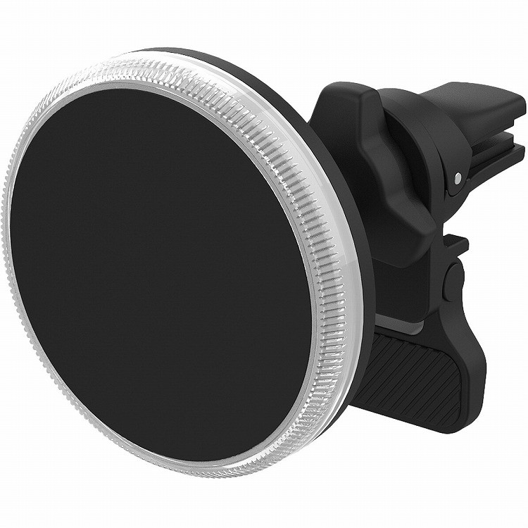【商品説明】●マグネット吸着でラクラク充電。【商品詳細】●エアコン取り付け。●発光色や発光パターンが変更可能なアンビエントライト搭載のマグネットワイヤレス充電器。●8色発光のチップLEDを8個内蔵し本体周辺を360度照射。●最大15W。●本...