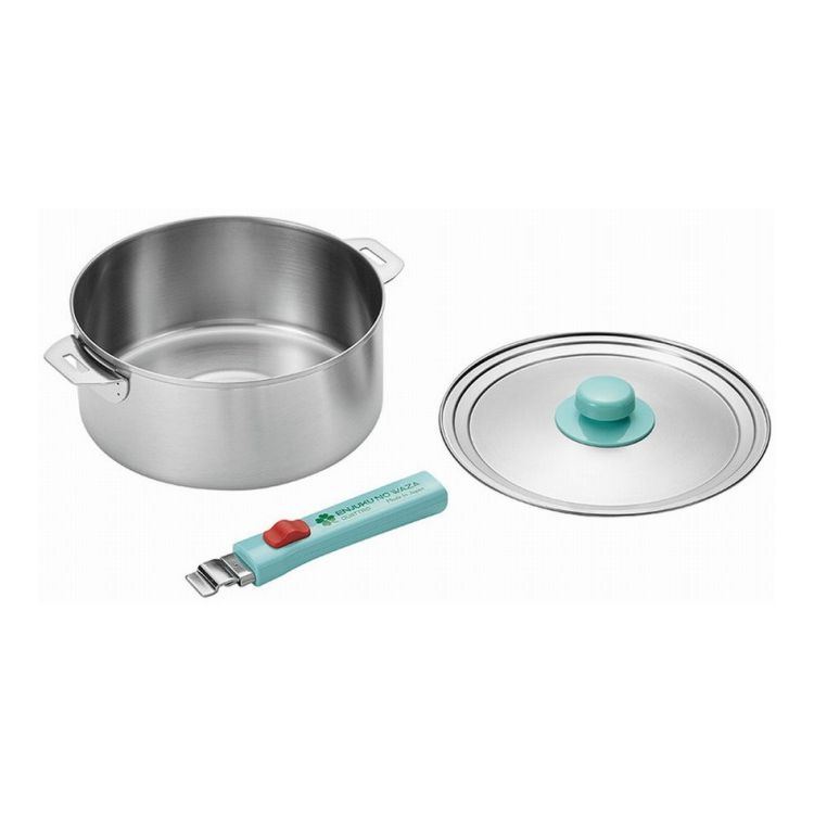 商品説明●本体は食洗器可。●オール熱源対応。●使用熱源：ガス・100V・200V　IH調理器●材質：鍋・蓋／18−0ステンレス鋼（底の厚さ0．8mm）、ハンドル・ツマミ／66ナイロンよこやま【代引きについて】こちらの商品は、代引きでの出荷は...