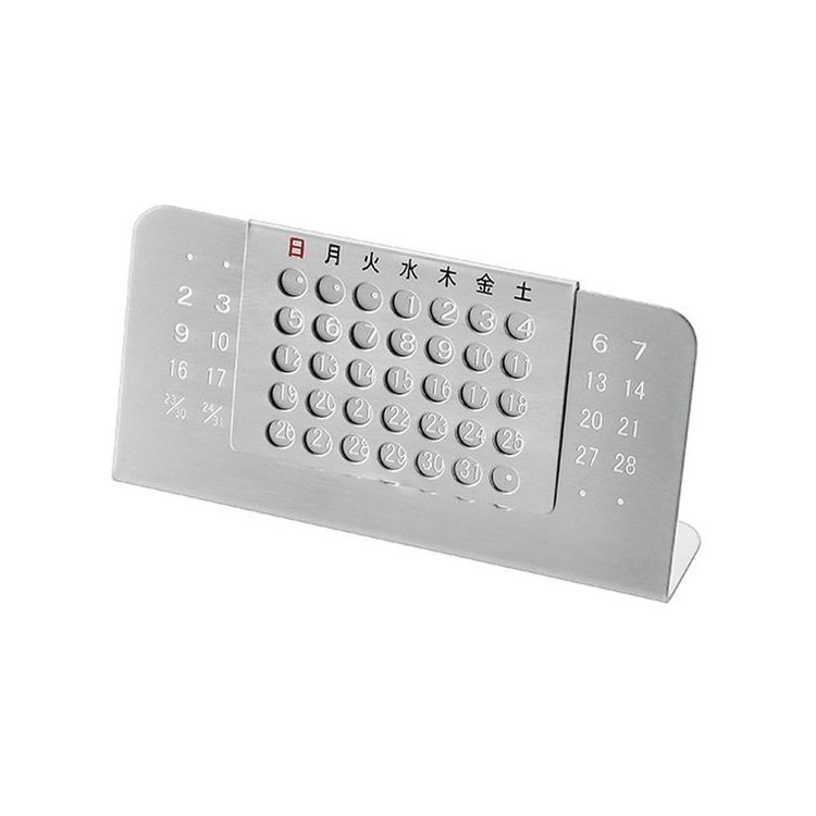 商品説明●環境へのやさしさと実用性が融合した万年カレンダー。●省スペースでデスクワークも快適に！●材質：ステンレス鋼よこやま【代引きについて】こちらの商品は、代引きでの出荷は受け付けておりません。【送料について】北海道、沖縄、離島は送料を頂...