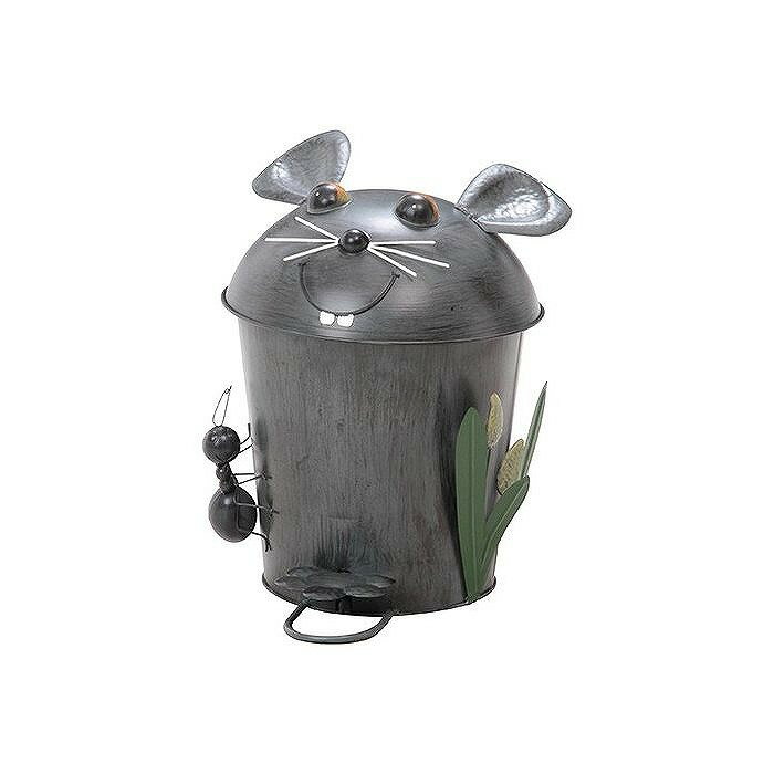 可愛い動物をモチーフにしたダストボックスです。インテリアとしても使えるオシャレなデザインです。ペダルを踏んで蓋を開けるタイプなのでラクに開閉が可能です。【本体サイズ】W320×D390×H370mm【重量】1.6kg【材質】スチール【原産国...