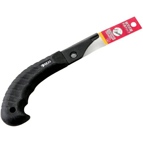 【用途】回転着脱式の鋸刃（刃厚0.6mm）の使用ができます。【商品サイズ】奥行190×幅77×高さ22mm　重量120g【注意事項・その他】必ずグリップに合った鋸刃をご使用ください。大工道具：鋸：マイターBOX他 EB−SK11：替刃式鋸共...