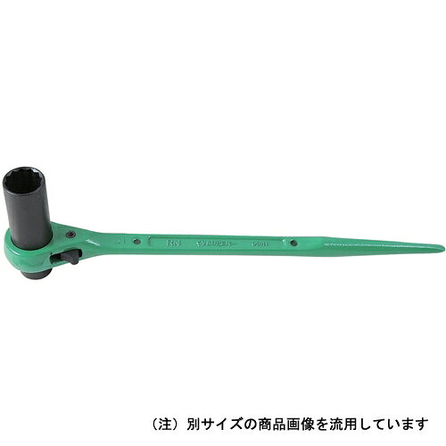 【用途】ボルト・ナットの締付け。【機能・特徴】深い凹部での締付け可能。グリーン焼付塗装。呼び径：10×13mm。13mm（ロングソケット）。【商品サイズ】奥行52×幅28×高さ225mm　重量180g【注意事項・その他】ボルト・ナットのサイ...