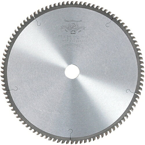 【用途】アルミの切断に。【仕様】●外径：255mm　刃厚：2.5mm　内径：25.4mm　刃数：100枚。【商品サイズ】奥行255×幅255×高さ3mm　重量1000g先端工具：丸鋸刃・チップソー：鉄・建材用 PAS：アルミ用チップソー：2...