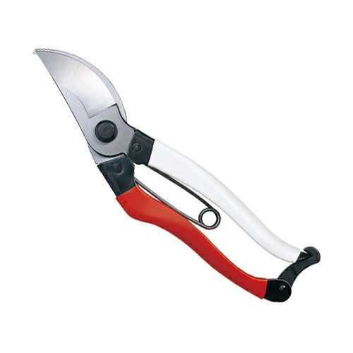 【用途】剪定鋏。【機能・特徴】最高級刃物鋼を材料とし、刃持ちと切れ味を発揮します。赤・白のツートングリップが信頼の証です。【仕様】●全長：180mm。【材質】●柄：炭素鋼。【商品サイズ】奥行180×幅50×高さ20mm　重量180g【注意事...