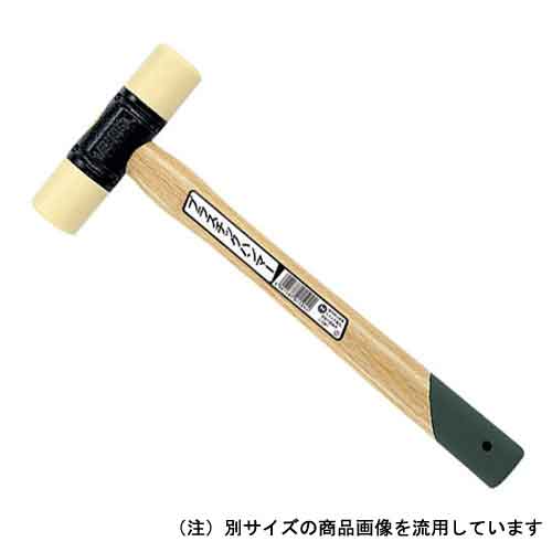 【商品詳細】【用途】金属・プラスチック・木製品などの組立作業。【機能・特徴】頭部は、柔軟強靭なプラスチック製で、工作物に損傷を与えることはありません。頭部は、取り替えが可能で、頭部のみの販売もしています。【仕様】●全長：325mm。●頭部径...