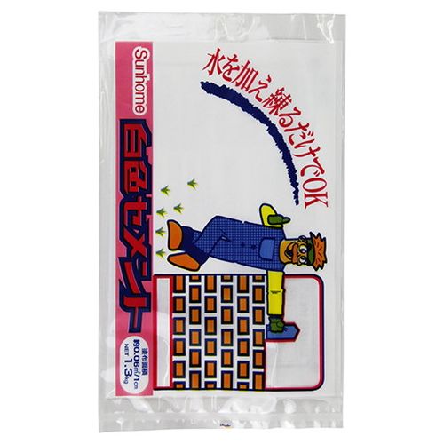 【用途】コンクリート・モルタル部の補修、レンガ・ブロックの積み上げ時の接着。【機能・特徴】庭先やお勝手先、その他コンクリートの補修、ひび割れた箇所のお手入れ、花壇作りに最適です。白色ポルトランドセメントと骨材を理想的な割合で配合しております...