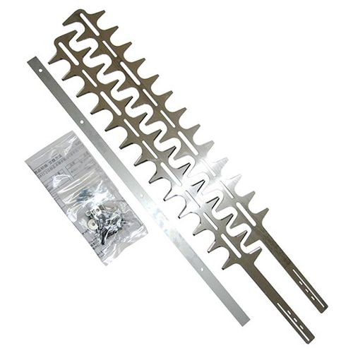 【用途】刈太郎500用替刃。【機能・特徴】ニシガキ刈太郎500用専用交換刃です。経済的な替刃です。【仕様】●刃長：400mm。【商品サイズ】幅580×高さ90×奥行20mm　重量460g【送料について】北海道、沖縄、離島は送料を頂きます。