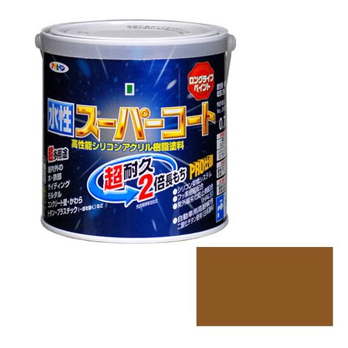 【用途】金属、スレート、コンクリート、サイディング、木部、しっくい、発泡スチロール等への塗装。【機能・特徴】特殊フッ素樹脂、シリコン架橋システム及び紫外線劣化防止剤の相乗効果で、汚れにくく、耐久性が格段に優れた高性能塗料です。酸性雨や酸性雪...