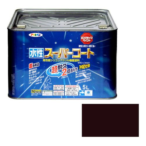 【用途】金属、スレート、コンクリート、サイディング、木部、しっくい、発泡スチロール等への塗装。【機能・特徴】特殊フッ素樹脂、シリコン架橋システム及び紫外線劣化防止剤の相乗効果で、汚れにくく、耐久性が格段に優れた高性能塗料です。酸性雨や酸性雪...