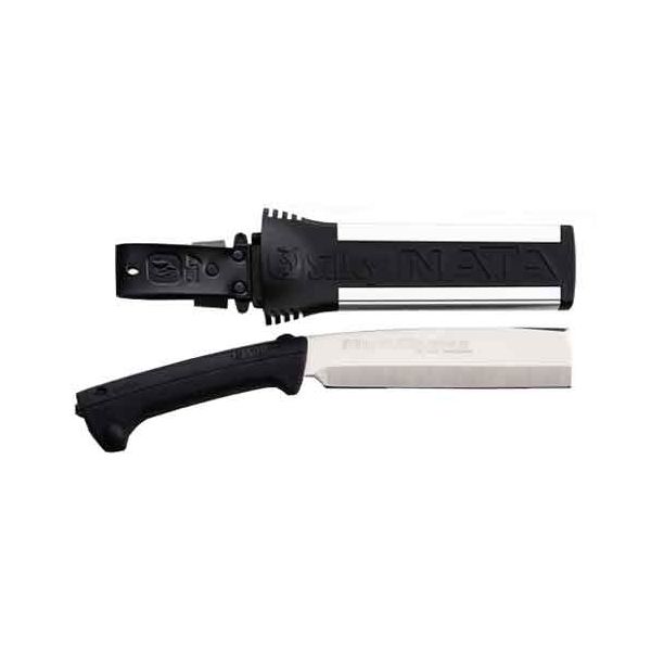 【商品特長】【用途】生木の枝打・剪定用ナタ。【機能・特徴】ブレード全体に特殊合金鋼を使い、永切れと強い衝撃に耐えるように、一体構造の刃全体に硬い焼入れを施しています。ゴムグリップにより、衝撃を60%以上カットし、手が痛くならない、そして手袋...