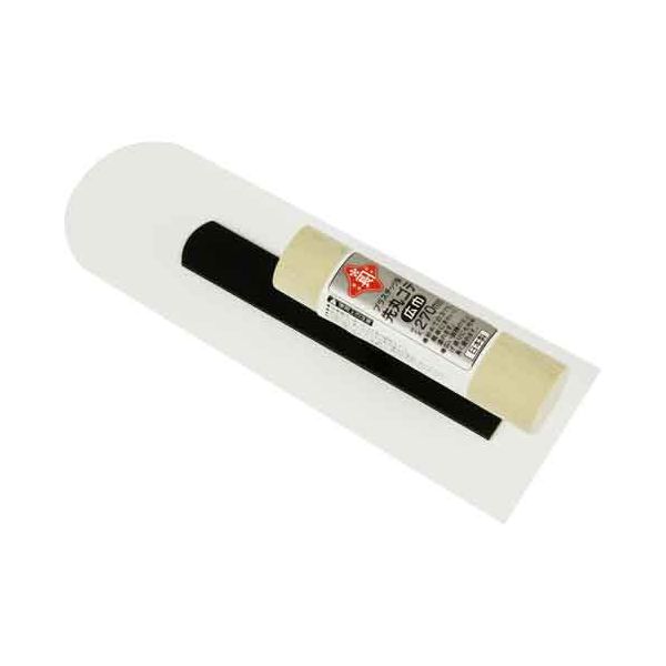 【商品特長】【用途】壁材の塗りつけ。【機能・特徴】広い面積の仕上げ塗りを効率よく行うことが出来ます。初めての方でも簡単にきれいに塗れます。【仕様】●サイズ：270mm。●広幅。【材質】●コテ板：プラスチック。●柄：木。【商品サイズ】幅85×...