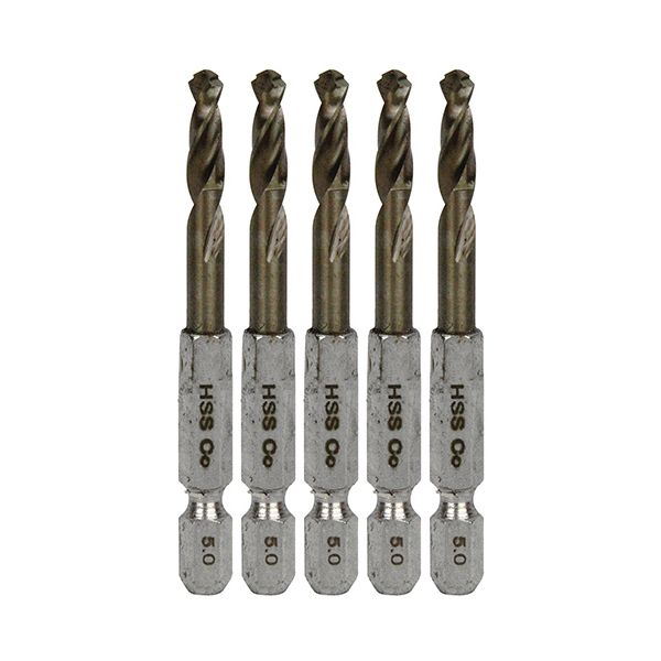 【商品特長】【用途】ステンレス、鉄の穴あけ。【機能・特徴】コバルトハイス鋼(Co-HSS)を使用し、高温時の耐摩耗性が高く、ステンレス鋼の切削に最適です。鉄への切削にも寿命抜群です。六角軸なのでインパクトドライバーなどのチャックに直接セット...