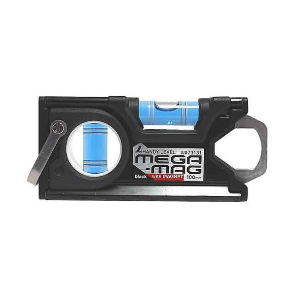 【商品特長】【用途】水平・垂直・45度の確認用レベル。【機能・特徴】吸着力3倍(従来品比)の超強力マグネット付で鉄骨工事に最適です。カラビナや落下防止コードを取り付けられる両端ステンフック付です。全気泡管±1.0mm/mの高精度です。【仕様...