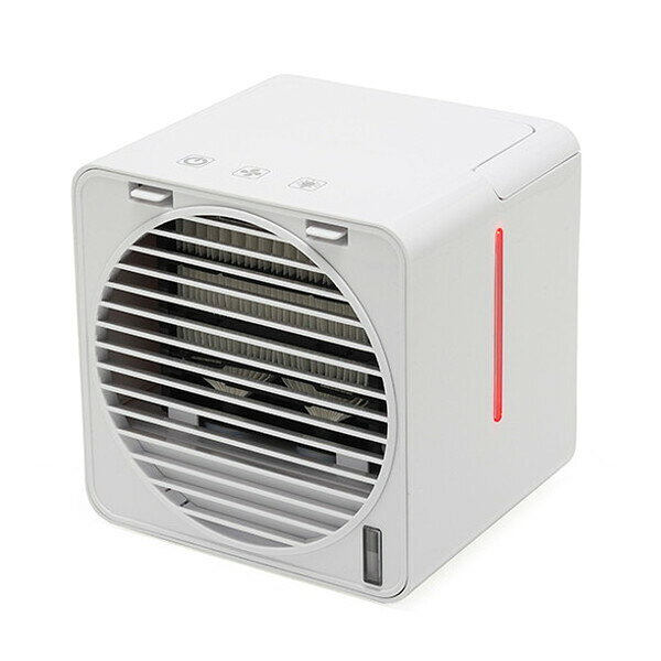 水を入れてスイッチオン!優しい冷風で暑さ対策!気化熱現象を利用し、扇風機より涼しい冷風を体感。エアコンとは違い、水分を含んだ冷風なので、空気が乾かず快適です!風量3段階・USB電源キッチン・脱衣所・寝室・トイレ節電対策こんな方におすすめ!エ...