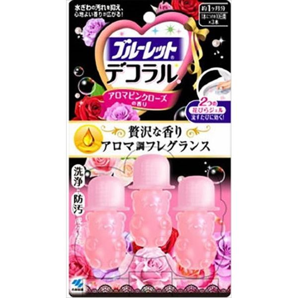 ■商品特徴便器表面に花びらジェルをデコって（貼り付けて）おくだけで、心地よい香りが広がり、水ぎわのきれいを保ちます洗浄成分の働きでしっかり洗浄。汚れ付着防止効果できれいを保ちます1本の容器で花びらジェルを2箇所貼り付けて約10日間（1〜2週...