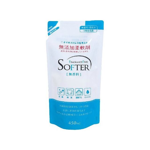 【商品詳細】香料・着色料無添加の柔軟剤です。ニオイの強い柔軟剤にストレスを感じている方や香りが苦手な方におすすめです。製造国：日本発売元、製造元、輸入元又は販売元カネヨ石鹸【代引きについて】こちらの商品は、代引きでの出荷は受け付けておりませ...