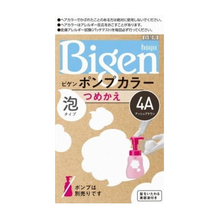 『ビゲン ポンプカラー』新登場！初めてでも使い方簡単、ポンプの泡タイプ！タレにくい密着泡で、ムラなくしっかり染まる。専用ポンプはくり返し使えるから経済的。髪をいたわる「アフターカラー美容液」付き！商品区分:医薬部外品製造国:日本メーカー名:...