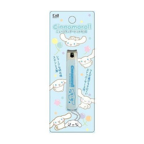 【商品説明】大人気のシナモロールのデザインが施されたシャープな切れ味のステンレスカーブ刃のツメキリ成分材質:刃部/ステンレス刃物鋼、テコ/強化ナイロン、カバー/ABS樹脂(抗菌剤含有) 、ストッパー/ポリプロピレン(抗菌剤含有)、ヤスリ/ス...