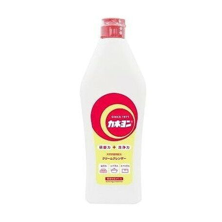 【商品詳細】研磨力と洗浄力の相乗効果で、液体洗剤では落ちにくい油汚れやガンコな焦げ汚れなどをしっかり落とすお台所の必需品です。ボトルに石灰石から生まれた新素材のLIMEXを使用し、プラスチックの使用量を削減しました。ペパーミントの香り。成分...