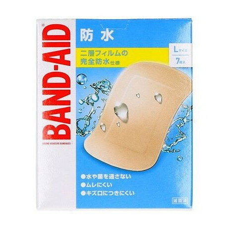 【商品詳細】水やバイ菌を通さず、空気・蒸気を通す新素材フィルム　（肌色）　と　不織布　（白色）の二重構造。ソフトで伸縮性に優れ、複雑な動きにもぴったりフィットします。すべてのバンドエイドは滅菌済です。成分:一般医療機器／届出番号：13B3X...