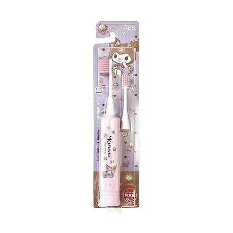 【商品詳細】大人気のサンリオキャラクター・クロミをデザインした電動歯ブラシです。安心安全の日本製、なのに高品質・低価格。サービス単三電池1本内蔵。成分:本体：ABS、ブラシ柄部分：POMメーカー名:ミニマム生産国・加工国:日本内容量:1本【...