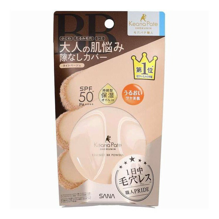 【商品詳細】ひと塗りで隙なし毛穴レスな肌に！1日中崩れない、うるおいリッチなBBパウダー。しっとり感が長時間続く保湿オイル配合。成分:＜成分＞メトキシケイヒ酸エチルヘキシル、窒化ホウ素、炭酸Ca、セルロース、ミリスチン酸亜鉛、シリカ、合成フ...