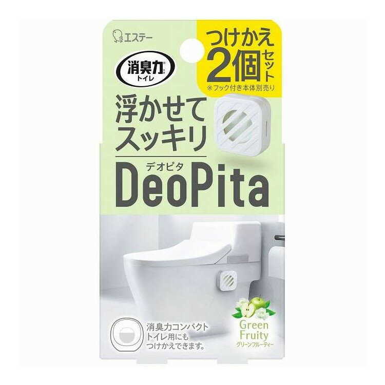 【商品詳細】●貼って浮かせても＆置いても目立たずスッキリ！両面テープ付きフックで簡単取り付け。コンパクトサイズで置きやすい●2つの消臭技術を凝縮。Wの消臭アプローチで、瞬間消臭、継続防臭。用を足した直後の気になる便のニオイも、トイレに漂うニ...