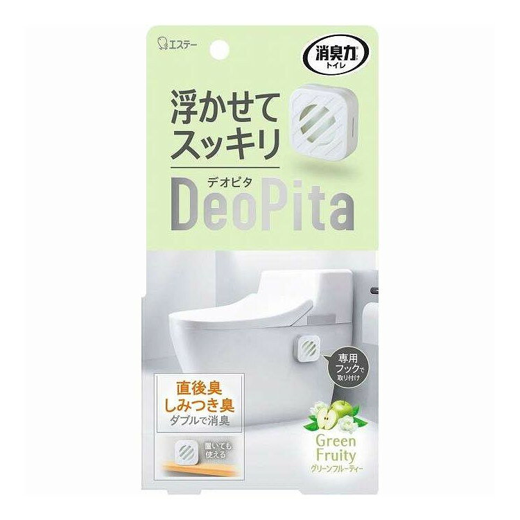 【商品詳細】●貼って浮かせても＆置いても目立たずスッキリ！両面テープ付きフックで簡単取り付け。コンパクトサイズで置きやすい●2つの消臭技術を凝縮。Wの消臭アプローチで、瞬間消臭、継続防臭。用を足した直後の気になる便のニオイも、トイレに漂うニ...