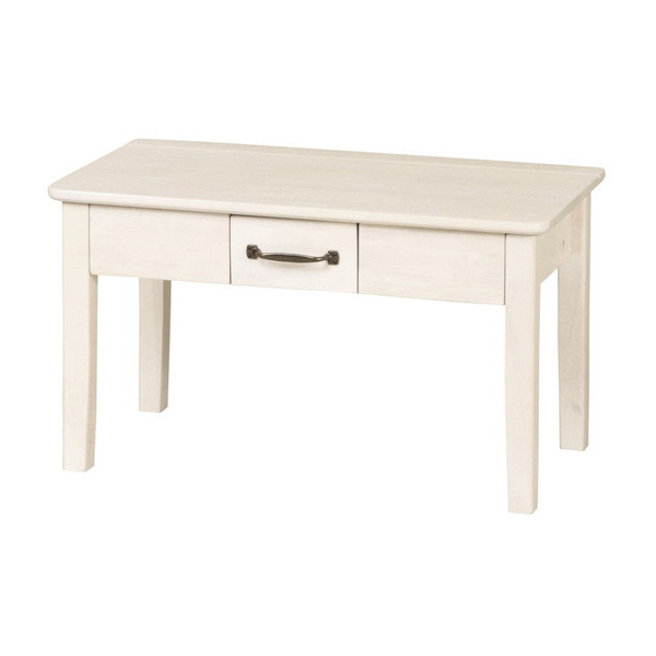 フレンチカントリー＆アンティーク調のかわいらしい雰囲気で、一人暮らしの女性に人気のリビング＆ダイニングシリーズ「MIGNON」。木目が美しいシャビーテイストが魅力的です。【ホワイトウォッシュの美しい仕上げ】アンティーク家具のような塗装の擦り...